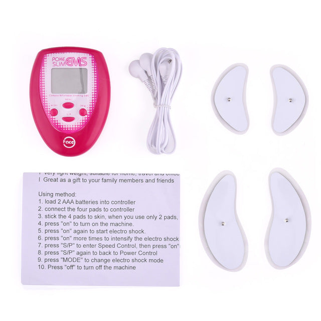 Electrotherapy Device Slimming Face Pulse Massager Jaw Exerciser EMS F ...